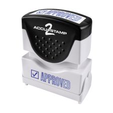AccuStamp2 Approved Stamp, Shutter Pre-Inked One-Color APPROVED Stamp ...