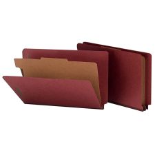 Smead Full End-Tab Classification Folder With SafeSHIELD Fastener, 2 ...