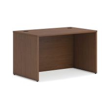 HON Mod Desk Shell | 48"W | Sepia Walnut Finish | OfficeSupply.com