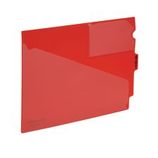 Pendaflex End-Tab Out Guides, Center-Cut Tab, Letter Size, Red, Box Of ...
