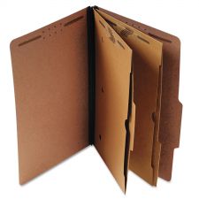 Universal Six-Section Classification Folder with Pockets, 2" Expansion ...