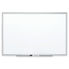 Quartet Magnetic Porcelain Dry-Erase Whiteboard, 48" x 96", Aluminum ...