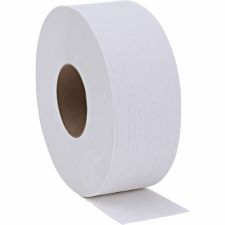Genuine Joe 2-ply Jumbo Roll Dispenser Bath Tissue - 2 Ply - 3.30" Width x 650 ft Length - 3 19/ ...