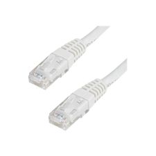 StarTech.com 2ft CAT6 Ethernet Cable - White Molded Gigabit CAT 6 Wire ...