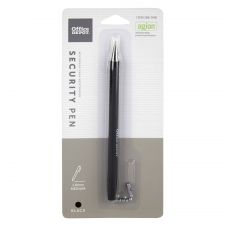 Security Counter Pen With Antimicrobial Protection, Refill, Medium ...