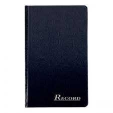 Adams Record Ledger, 12 1/4" x 7 1/2", Navy | OfficeSupply.com