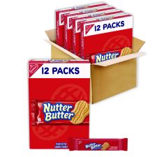 Nabisco Nutter Butter Cookies, 1.9 oz Pack, 48 Packs/Carton ...