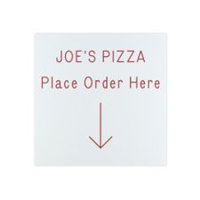 Engraved Wall Sign, 12" x 12" (1/PK) | OfficeSupply.com