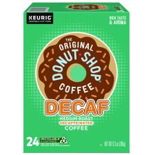 The Original Donut Shop Donut Shop Decaf Coffee K-Cups, 24/Box ...