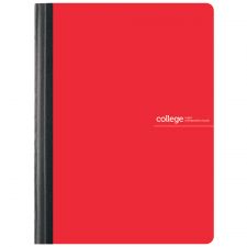 Poly Composition Book, 7-1/2" x 9-3/4", College Ruled, 80 Sheets, Red ...
