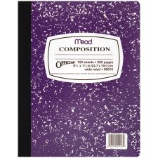 Mead Composition Wide Ruled Notebook 9.75"X7.5" | OfficeSupply.com