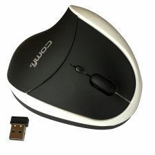 COMFI II WIRELESS ERGONOMIC COMPUTER MOUSE WHITE | OfficeSupply.com