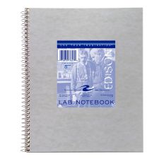 Roaring Spring 4x4 Graph Ruled Spiral Lab Notebook with Numbered Carbon ...