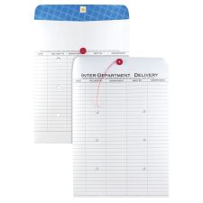 Quality Park Treated Interdepartment String & Button Closure Envelopes ...