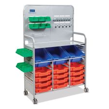 MakerSpace Cart Set 1 in Silver w/ fixings pack 3 Deep F2 Royal Blue ...