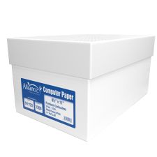 Alliance 3-Part Carbonless Computer Paper, 9-1/2" x 11", White/Canary ...