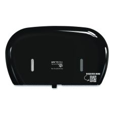 Papernet HyTech Seas Mini JRT Twin Dispenser, 5.5 x, 15.7 x 9.8, Black | OfficeSupply.com