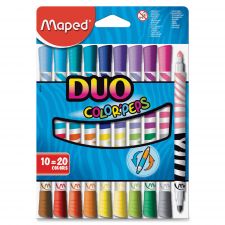 Maped Duo Color'Peps Markers - HLX847010 | OfficeSupply.com