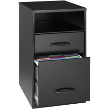 LYS SOHO File Cabinet - 14.3"x18"x24.5" - 2x Drawer(s) - VF318DDBK ...