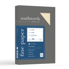 Southworth 25% Cotton Linen Business Paper, 32 lb Bond Weight, 8.5 x 11 ...