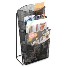 Safco Steel Mesh Magazine Rack - SAF5640BL | OfficeSupply.com