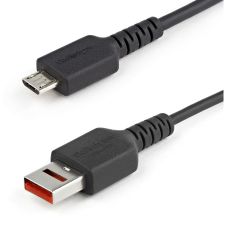 StarTech.com 3ft (1m) Secure Charging Cable, USB-A to Micro USB Data ...
