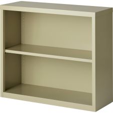 Lorell Fortress Series Steel Modular Shelving Bookcase, 2-Shelf, 30"H x ...