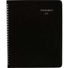 AT-A-GLANCE DayMinder Monthly Planner, 7" x 8-3/4", Black, January To ...