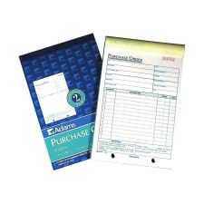 Adams Multipart Purchase Order Pad, Two-Part Carbonless, 7.94 x 5.56 ...