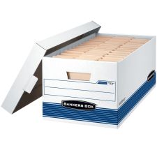 Bankers Box Stor/File Medium-Duty Storage Boxes With Locking Lift-Off ...