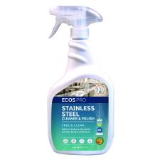 ECOS PRO Stainless Steel Cleaner and Polish, 32 oz Spray | OfficeSupply.com