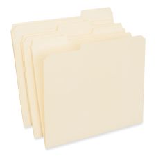 Universal Reinforced Top Tab File Folders, 1/3-Cut Tabs: Assorted ...
