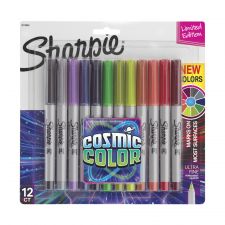 Sharpie Cosmic Color Permanent Markers, Ultra Fine Point, Gray Barrels ...