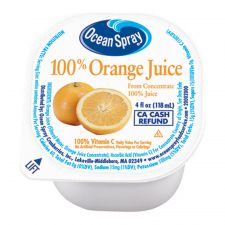Ocean Spray Orange Juice, 4 Oz, Pack Of 48 Cups | OfficeSupply.com