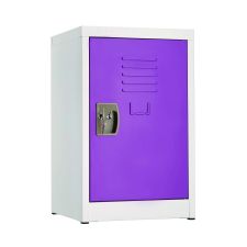 AdirOffice Steel Storage Locker, 1 Compartment, 15 x 15 x 24, Purple ...