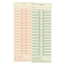 TOPS Time Cards (Replaces Original Cards 10-100372 & CH131), Numbered ...