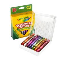 Crayola Triangular Crayons, Box of 16 | OfficeSupply.com