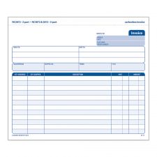 Adams 3-Part Carbonless Invoice Form Unit Set, 8 1/2" x 7 7/16", White ...