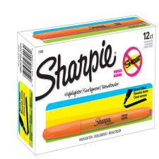 Sharpie Pocket Style Highlighters, Chisel Tip, Orange, 12 Count ...