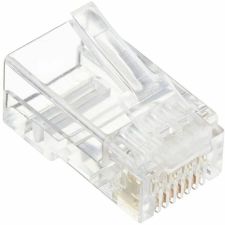 4XEM 100 Pack Cat6 RJ45 Modular Ethernet Plugs for Stranded or Solid ...