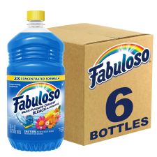 Fabuloso Multi-Use Cleaner, Spring Fresh Scent, 56 oz Bottle, 6/Carton ...