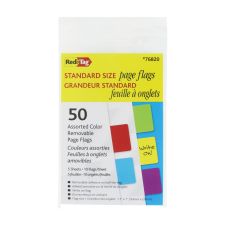Redi-Tag Standard Page Flags, Assorted Colors, Pack Of 50 ...