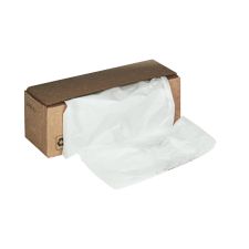 Fellowes Powershred Waste Bags, 3605801, White, Carton Of 50 Bags ...