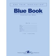Roaring Spring Blue Book Wide-Ruled Examination Books, 8 1/2" x 11 ...