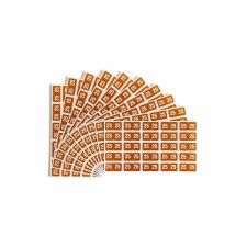 Smead ETS Color-Coded Year Labels, 1/2"H x 1"W, Brown, 250 / Pack ...