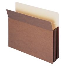 Smead TUFF Pocket File Pockets, 3 1/2" Expansion, 9 1/2" x 11 3/4", 30% ...
