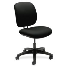 HON ComforTask 5900 Series Armless Task Chair, Black | OfficeSupply.com
