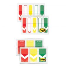 Post-it Arrow Flags, Assorted Sizes, Assorted Colors, Pack Of 320 ...