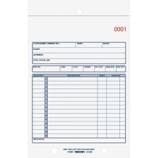 Rediform 3-Part Carbonless Sales Form - 50 Sheet(s) - Stapled - 3 ...