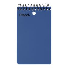 Mead Wirebound Top-Opening Memo Book, 3" x 5", College Ruled, 100 ...